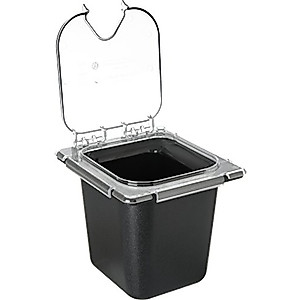 Carlisle FoodService Products CM10319Z07 Cold master EZ Access Lid with Notch, Sixth Size, Clear (Pack of 2)