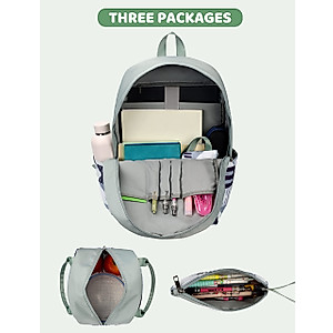 Ejqcmz Backpack for Kids, Boys Preschool Backpack with Lunch Box and Pen Bag, School Bookbag Set Middle-School Elementary Bookbags for Girls-Boys(JA001)