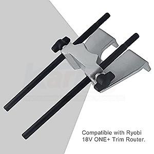 204358001 Edge Guide Assembly Compatible with Ryobi P601 and P206 18V ONE+ Trim Routers - 204358001 Router Guide.