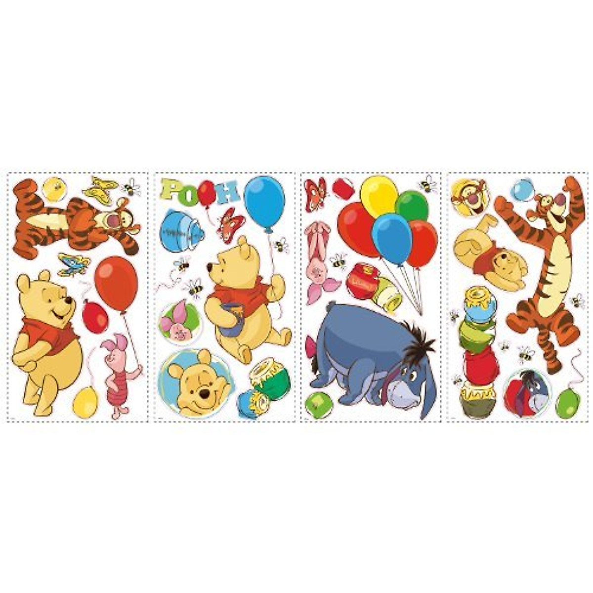Roommates Rmk1498Scs Pooh And Friends Peel & Stick Wall Decal Color: Pooh & Friends NewBorn, Kid, Child, Childern, Infant, Baby