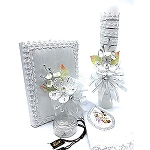 First Communion Candle Set for Girl