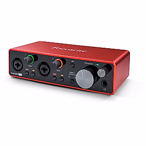 Focusrite Scarlett Solo Studio USB Audio Interface Bundle with XLR Cable and Polishing Cloth