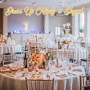 BRILLMAX 6 Pack White Round Tablecloths 90 Inch - Circle Bulk Linen Polyester Fabric Washable Table Clothes Cover for Wedding Reception Banquet Birthday Party Buffet Restaurant