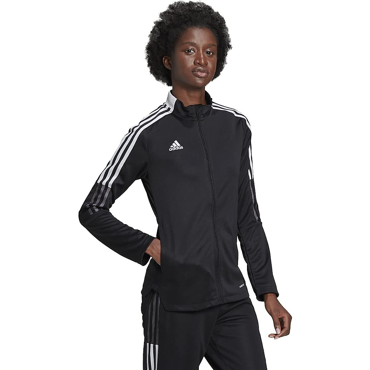 adidas womens Tiro 21 Track Jacket Black Small