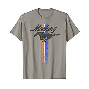 Ford Mustang Pony Stripes T-Shirt