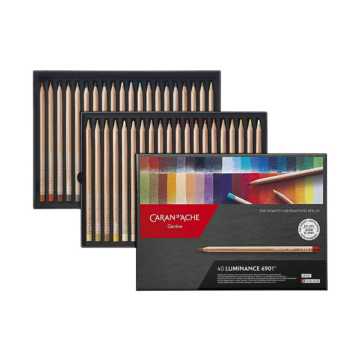 Caran D'ache Luminance Colored Pencil Set of 40 (6901.740)
