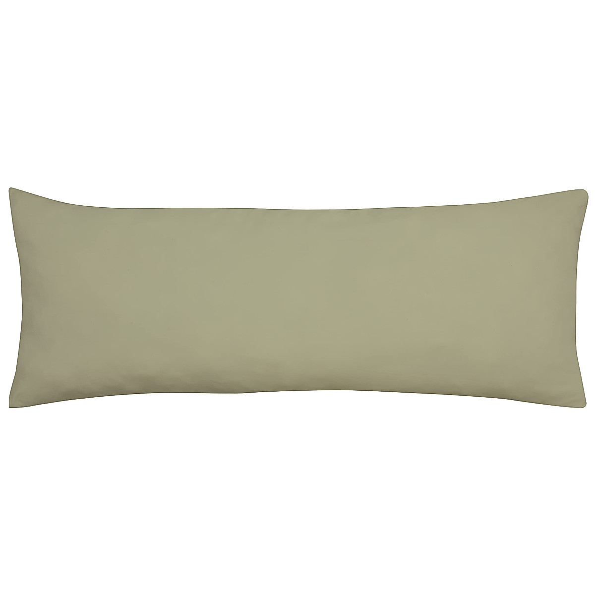 Royale Linens Body Pillow Cover - Double Brushed 1800 Microfiber - 20"x54" with Hidden Zipper Closure - Wrinkle & Fade Resistant - Super Soft Body Pillowcase 2 Pack (Sage, Pack of 2)