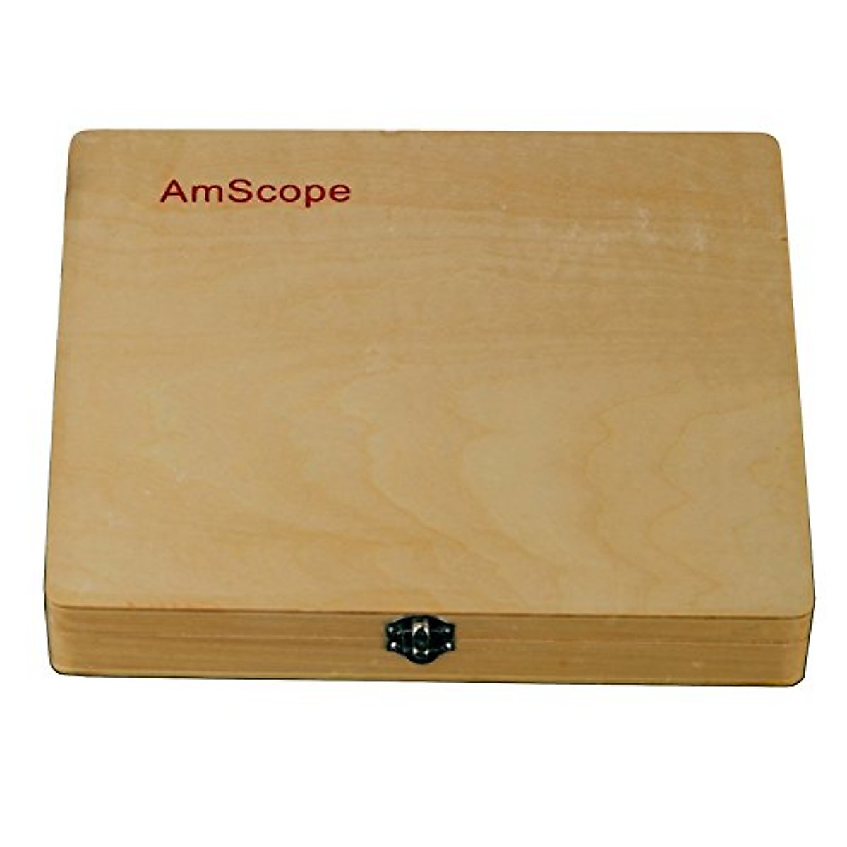 AmScope PS100B Prepared Microscope Slide Set for Basic Biological Science Education, 100 Slides, Set B, Includes Fitted Wooden Case