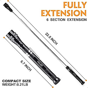 Gifts for Men Him Grandpa,Christmas Stocking Stuffers for Men,Magnetic Pickup Tool with LED,Fathers Day Valentines Day Husband Gifts,Anniversary Birthday Gifts Idea for Dad Husband Boyfriend