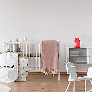 Adorable Multicolor Changing Integrated LED Rechargeable Silicone Night Light for Baby and Kids Rooms (Rylie The Unicorn)