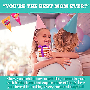 HOLY @% 90th Birthday Party Invitations, 20 Funny 5x7 Fill In Cards with Twenty White Envelopes for Milestone Birthdays by AmandaCreation