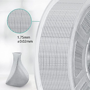 LYXDWRC 3D Printer Filament, Marbling Color, 1.75mm 1kg Stone Like Material, for 3D Printing