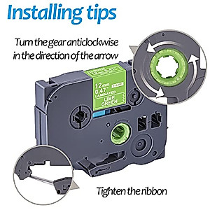 Hehua Compatible Label Tapes Replacement for Brother TZE-MQ531 MQE31 MQF31 MQP35 MQG35 12mm 0.47 Laminated Label Maker Tape Use for Brother P-Touch PT-H110 PT-D210 PT-D400 PT-D600 LabelMaker, 5 Pack