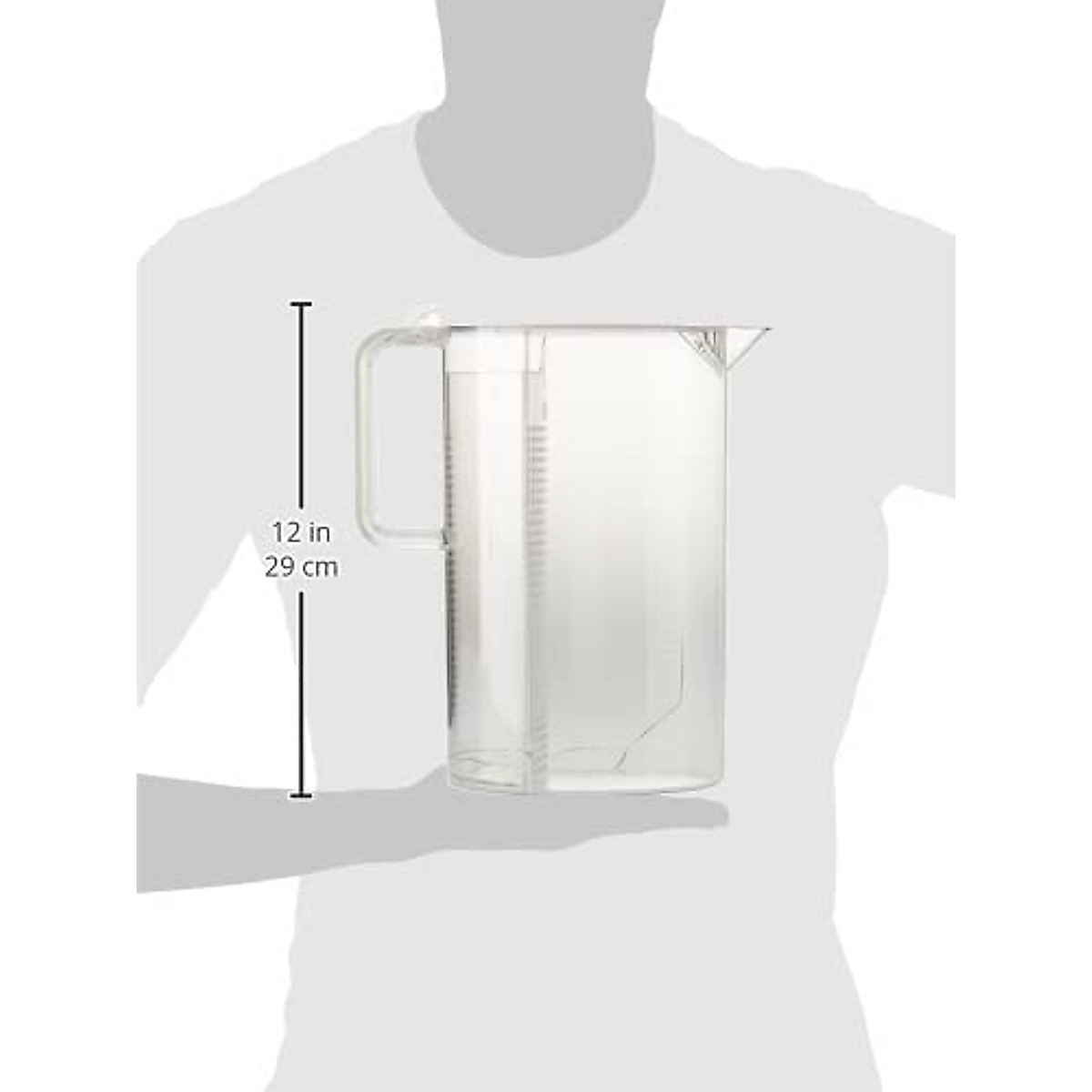 Bodum Ceylon Ice Tea jug with Filter, 3.0 l, 101 oz, 3 Litre, Clear