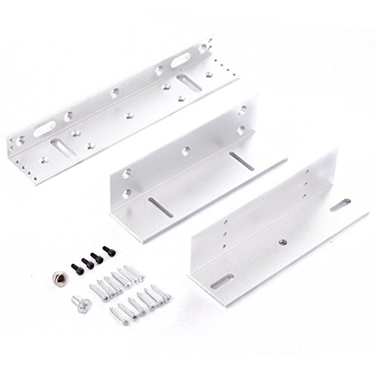 MENGQI-CONTROL Z & L Holder Stand Bracket Clamp Support for 600lbs/280KG Holding Force Electric Magnetic Lock