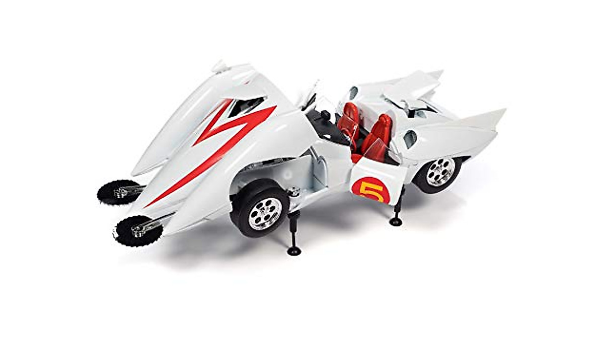 Speed Racer Mach 5 Diecast Model Car with Figures