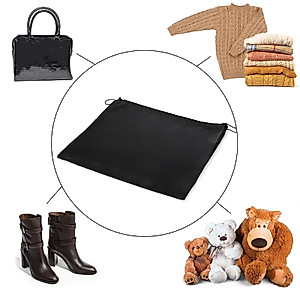 Peohud 9 Pack Dust Bags for Handbags, Purse Dust Cover Bag with Drawstring, Silk Cloth Travel Storage Pouch for Handbags Purse Shoulder Bags Shoes Boots