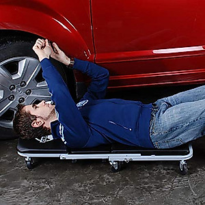 Pro-Lift C-2036D Grey 36" Z-Creeper Seat , Black