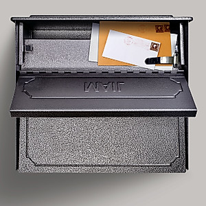 Mail Boss 7175 Townhouse Locking Security Wall Mount Mailbox, Galaxy,Medium