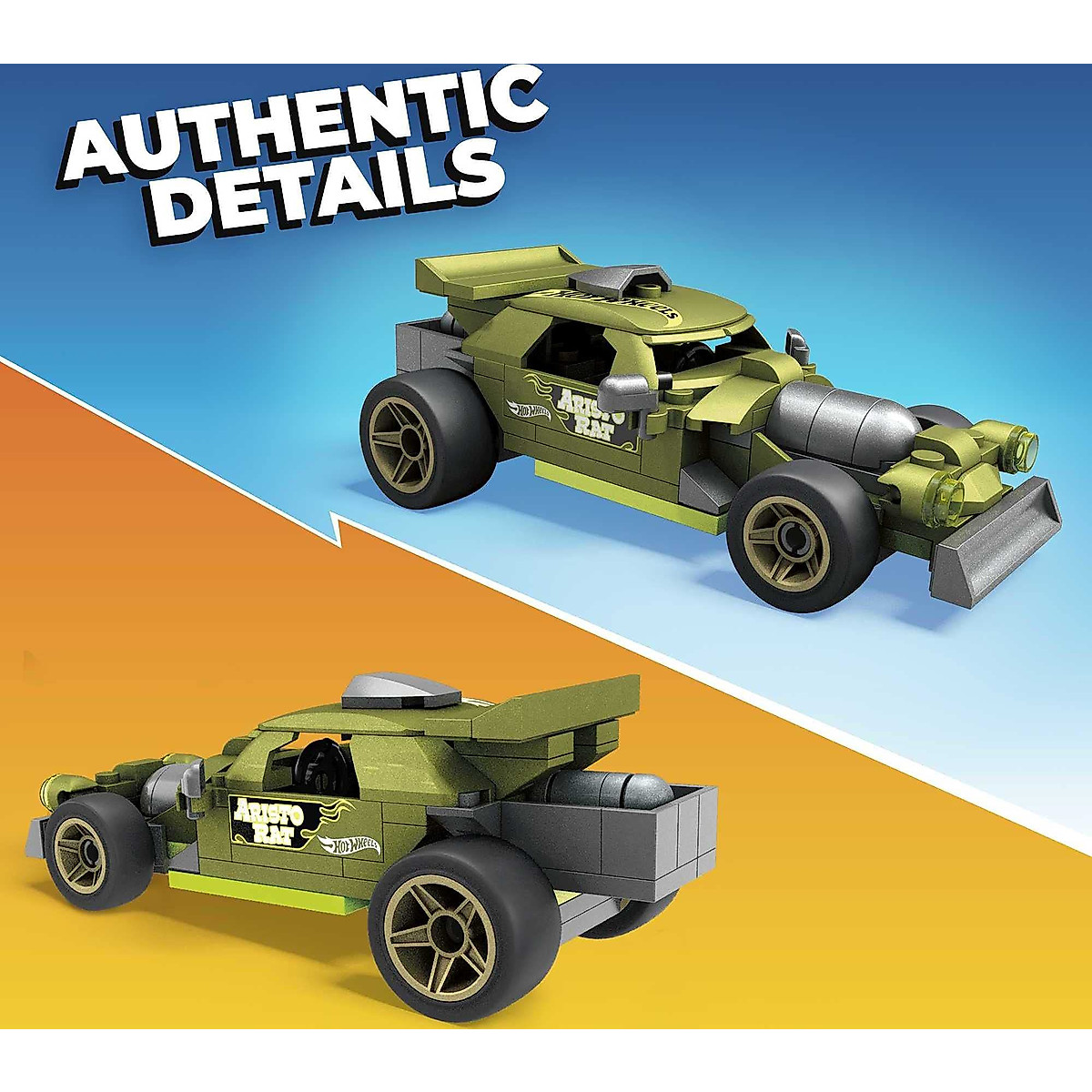 Hot Wheels Mega Construx Aristo Rat Construction Set, Building Toys for Kids