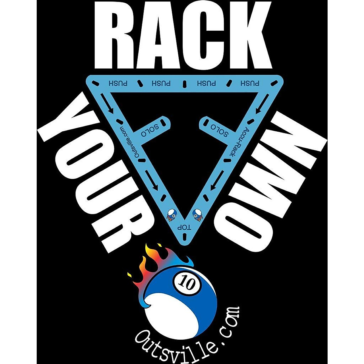 Accu-Rack Outsville Pool Ball Template Set (Solo, Diamond 9 and Pro 10)