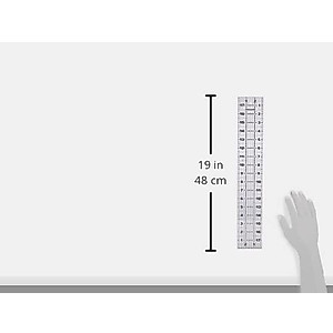 Fiskars 3x18 Inch Acrylic Ruler (187640-1001)