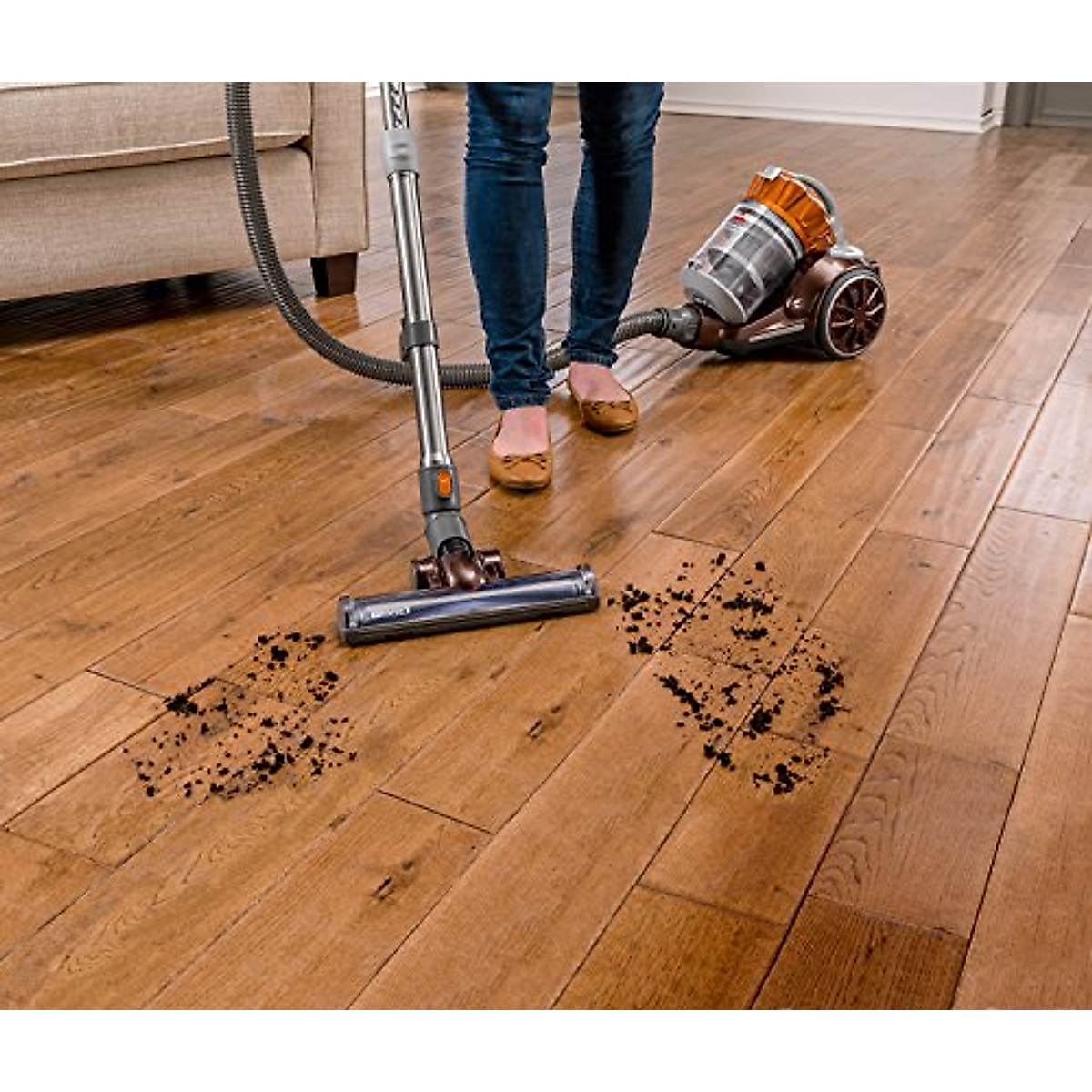 Bissell Hard Floor Expert Multi-Cyclonic Bagless Canister Vacuum, 1547 - Corded