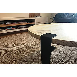 Shepherd Hardware 16" Adjustable Fit Table Clamp Legs, Black