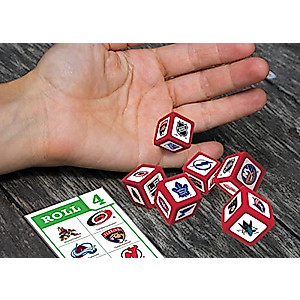 MasterPieces Family Game - NHL League Fanzy Dice Game - Officially Licensed Game for Kids & Adults