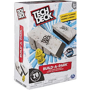 TECH DECK - Build-A-Park – Kicker, Funbox, and Hydrant – Ramps Board and Bikes