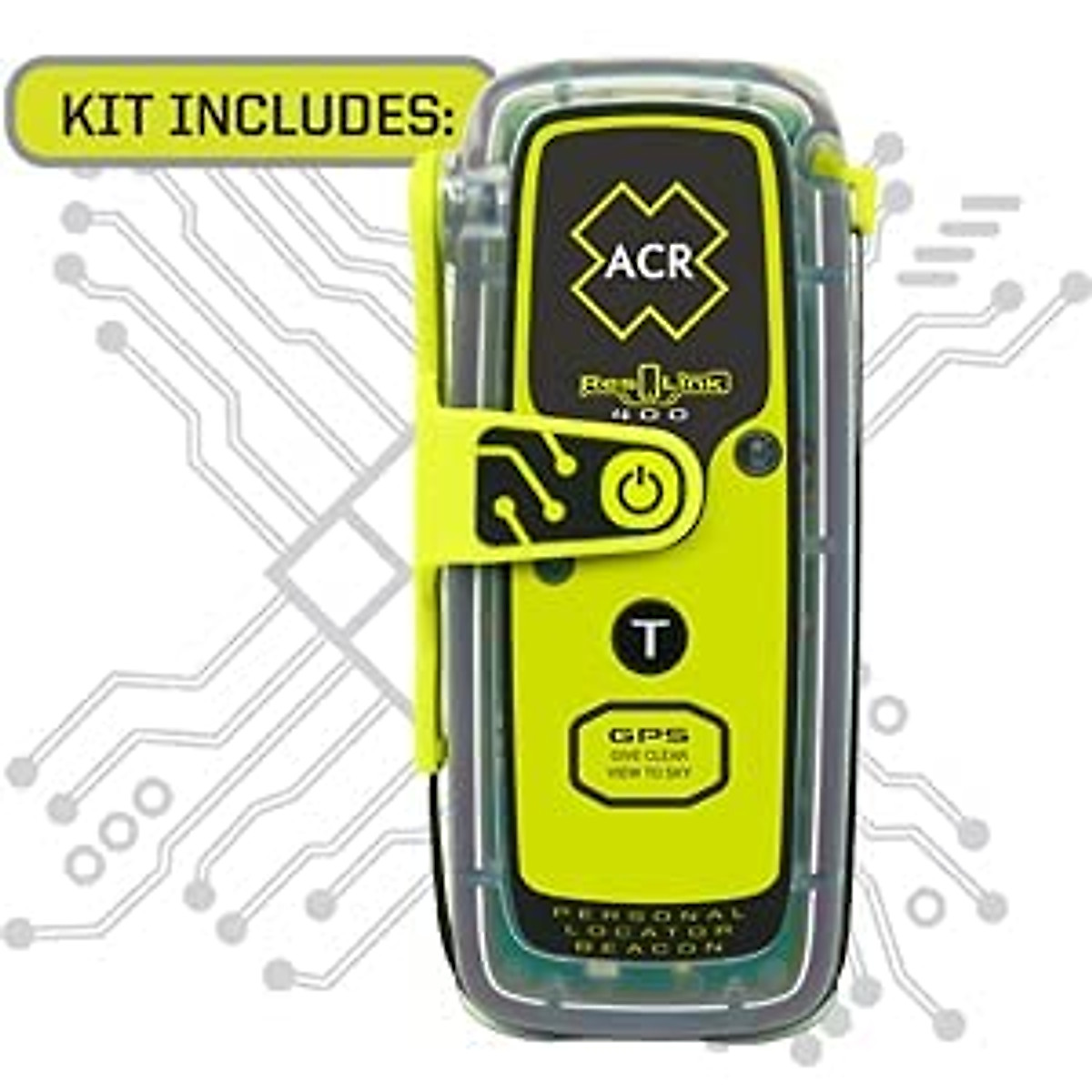 ACR ResQLink 400 GPS Personal Locator Beacon Survival Kit
