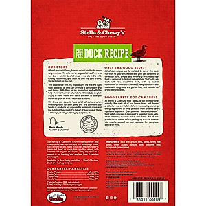 Stella & Chewy's Freeze-Dried Raw Carnivore Crunch Cage-Free Duck Recipe Dog Treats – 3.25 oz. Bag