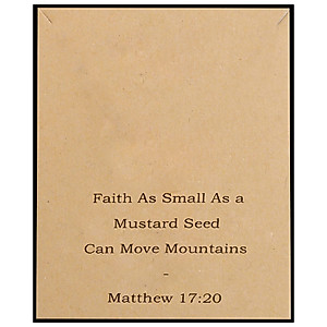 BEKECH Seed of Faith Mustard Seed Charm Zipper Pull Clip On Gift for Religious Men Women Christian Church School Sunday School Teacher Student Handbag Ornament