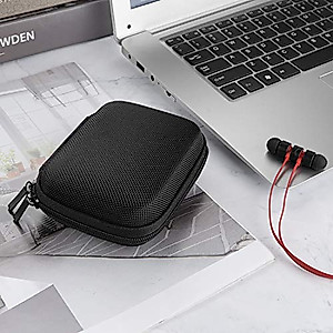 Geekria Shield Case Compatible with Bose, HiFiman, Phaiser, Shure Headset, Replacement Protective Hard Shell Travel Carrying Bag with Cable Storage (Black)