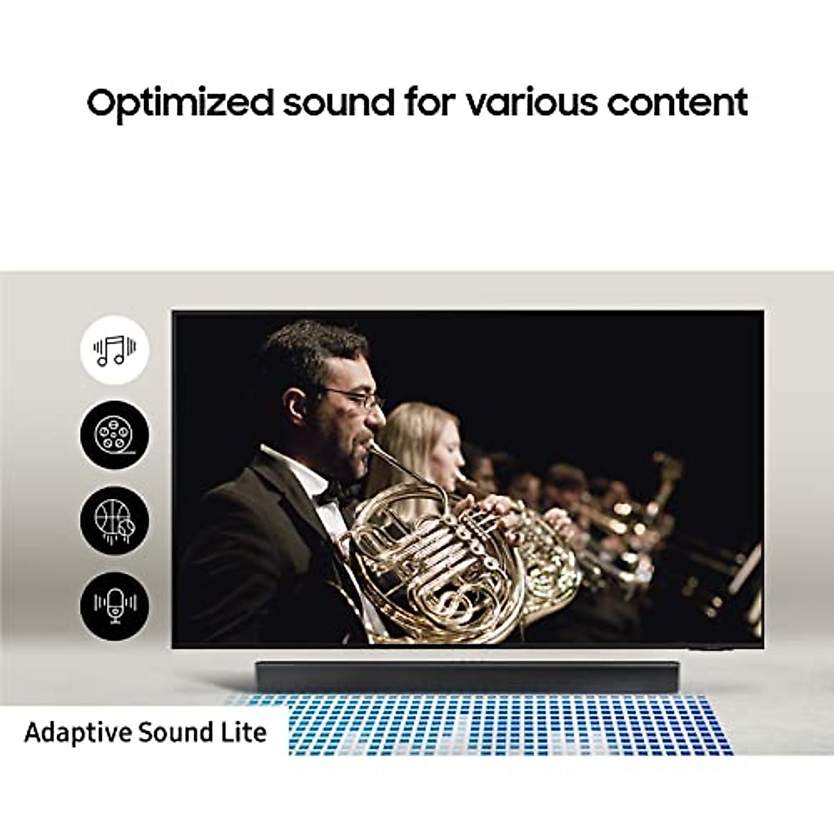 SAMSUNG HW-B57C B-Series 4.1ch Soundbar w/Dolby Audio/DTS Virtual X, Game Mode, Wireless Bluetooth TV Connection, Rear Speaker Kit & Subwoofer Included