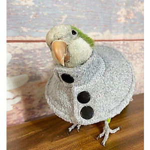 Adjustable Recovery Bird Cone Collar, Elizabeth Protective Collar, Safe and Practical Neck Sleeve for Preventing Bite and Licking Wound Healing with Snap Fastener Random Color (Large)