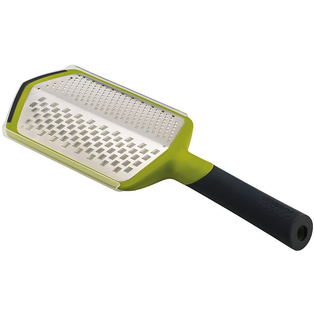 Joseph Joseph Twist Grater 2-in-1 Grater with Adjustable Handle, Extra Course and Fine,Green