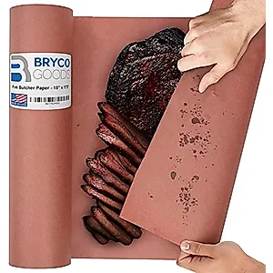 Pink Butcher Paper Roll - 18 Inch x 175 Feet (2100 Inch) - Food Grade Peach Wrapping Paper for Smoking Meat of all Varieties - Made in USA