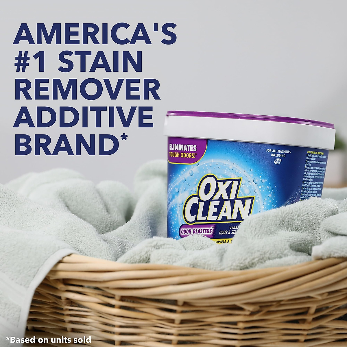 OxiClean Odor Blasters Versatile Odor and Stain Remover Powder, 3 lb