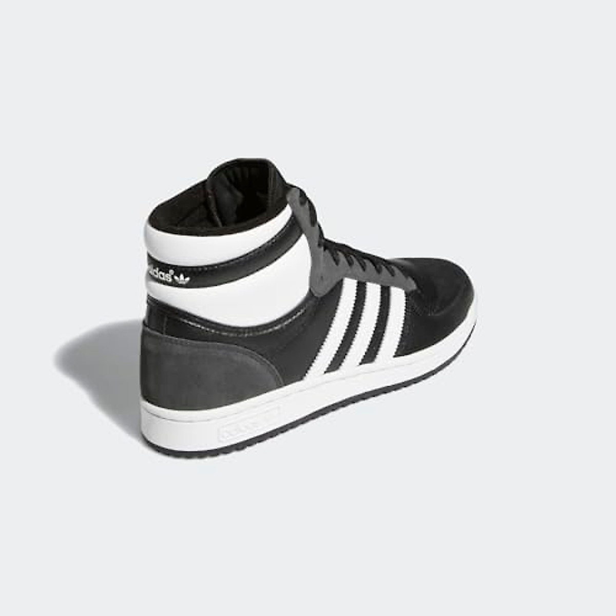 adidas Originals Men's Top Ten Red Bulls Sneaker, Core Black/White/Dark Grey Heather, 9.5