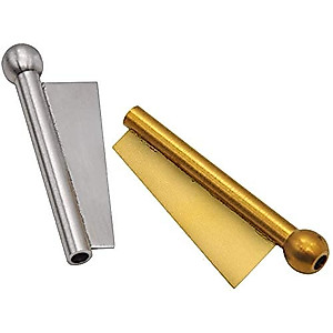 Nasal Vacuum Style, Sniffer Snorter Straw, Pure Stainless Steel Bullet Snuff Bottle, 3-Pack Gold…