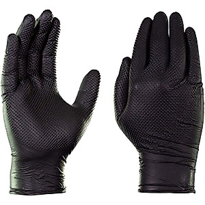 DSP GLOVE NIT LG BLK PF