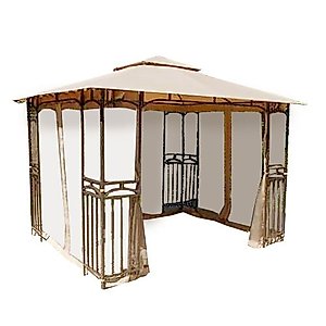 Garden Winds 11 x 9 Curved Corner Panel Gazebo Replacement Canopy Top Cover