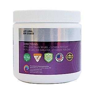 RestoraPet Allergy, Itch & Immune Soft Chews - Natural Supplement for Dogs - Support Immunity, Soothe Skin Irritation, Improve Coat Quality – with Lactoferrin, Colostrum & Omega 3-60 Bacon Chewables