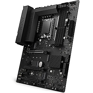NZXT N7 Z690 Motherboard - N7-Z69XT-B1 - Intel Z690 chipset (Supports 12th Gen CPUs) - ATX Gaming Motherboard - Integrated I/O Shield - WiFi 6E connectivity - Bluetooth V5.2 - Black