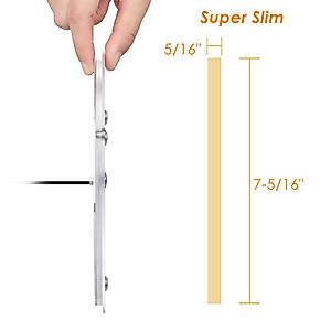 Obeaming 7.3 Inch 12 Volt LED Ceiling Dome Light, 720LM Dimmable Interior Light for RV Boat Camper Van Caravan Truck Motorhome Interior Lighting, Blue Light & Touch Switch(Warm White)