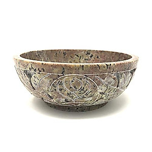 vrinda Soapstone Scrying/Smudge Bowl