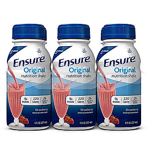 Ensure Nutrition Shake Strawberry 6/8 Fl Oz Bottle