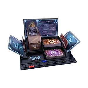 3D Vikings Gloomhaven Player Dashboards with HP/XP Slide Tracker, Black, Pack of 4