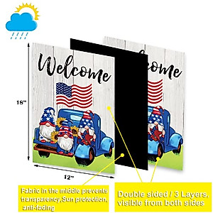 Set of 10 Gnome Seasonal Garden Flags,Double Sided 12 x 18 Inch Yard Flags,small garden flags for outside, Christmas Spring Seasonal Flags for Outdoor,Holiday Garden Flags for All Seasons